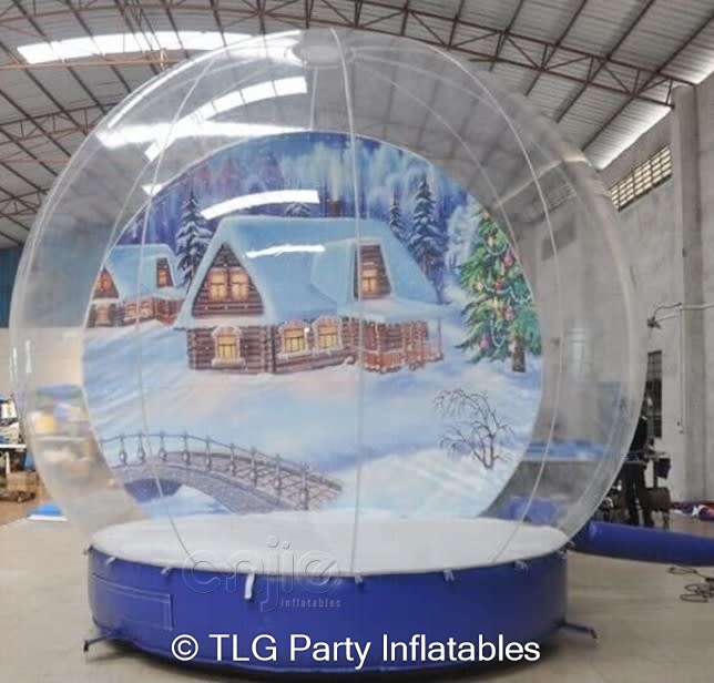 Human Snow Globe - Water Slides, Bounce Houses, Obstacle Courses ...