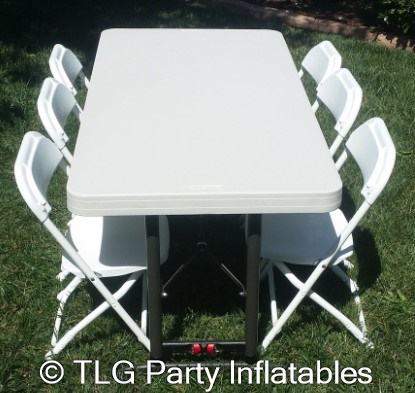 Tables Tents Chairs - Water Slides, Bounce Houses, Obstacle Courses ...